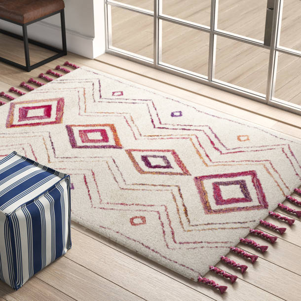 Union Rustic Powell Handmade Flatweave Wool Beige Rug | Wayfair