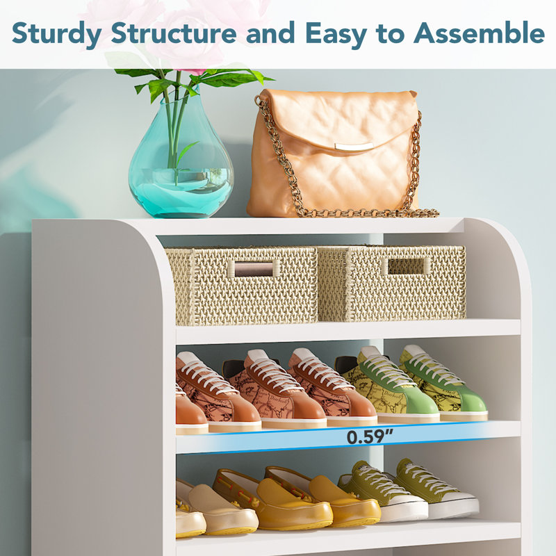 Latitude Run® 24 Pair Shoe Rack & Reviews | Wayfair