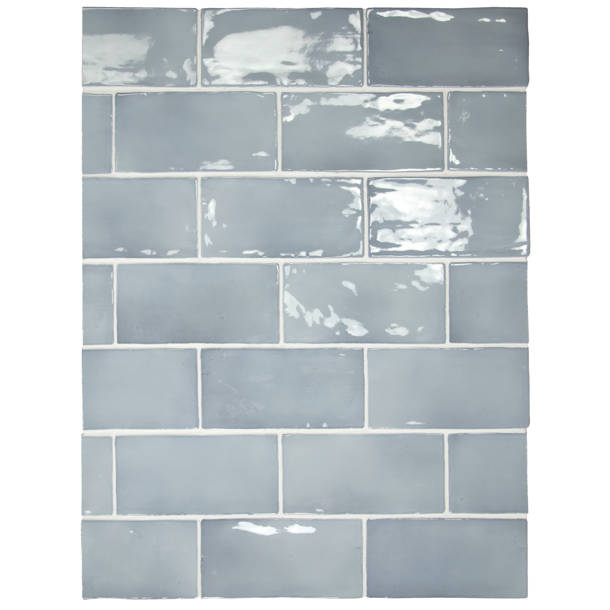EQUIPE CERAMICAS Manacor 4" x 4" Ceramic Singular Subway Wall Tile ...