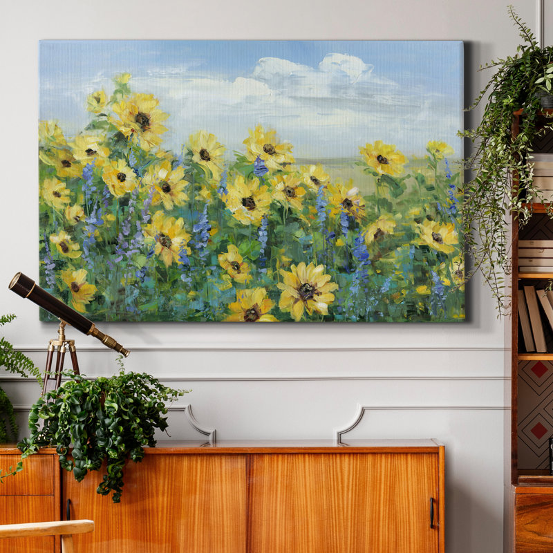 Laurel Foundry Modern Farmhouse Sunflower Fields Forever - Wrapped ...