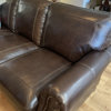 Lark Manor Ellard Genuine Leather Rolled Arm Sofa & Reviews | Wayfair