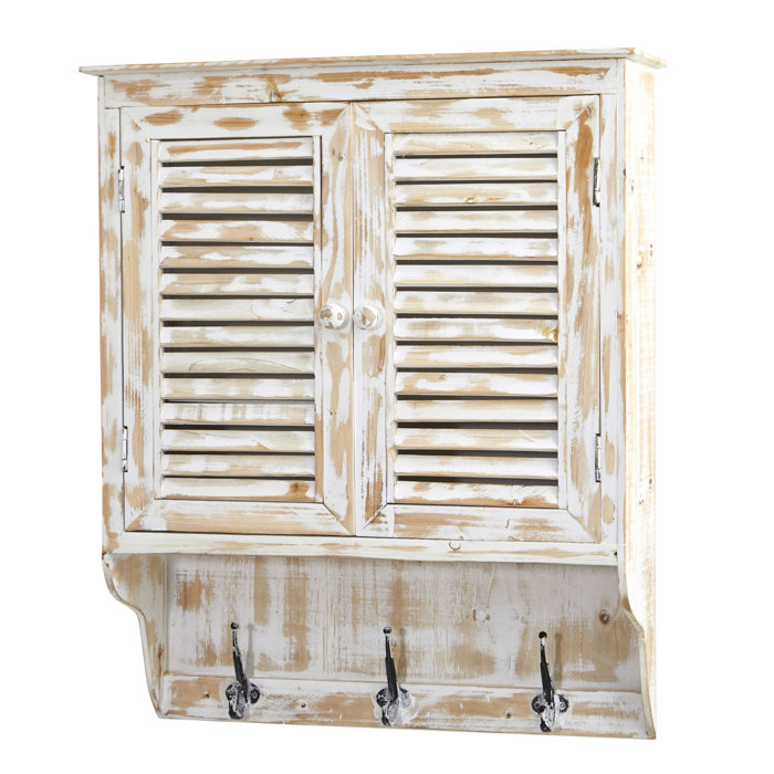 One Allium Way® Asher Solid Wood Wall Mounted Cabinet & Reviews | Wayfair