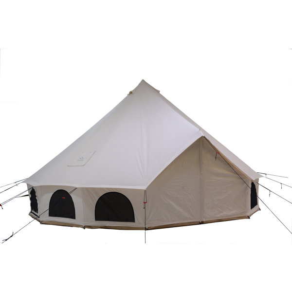 White Duck Outdoors 20ft Avalon Bell Tent (Fire & Water Repellent ...