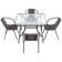 Sol 27 Outdoor Baldwin Square 4 - Person 105Cm Long Dining Set ...