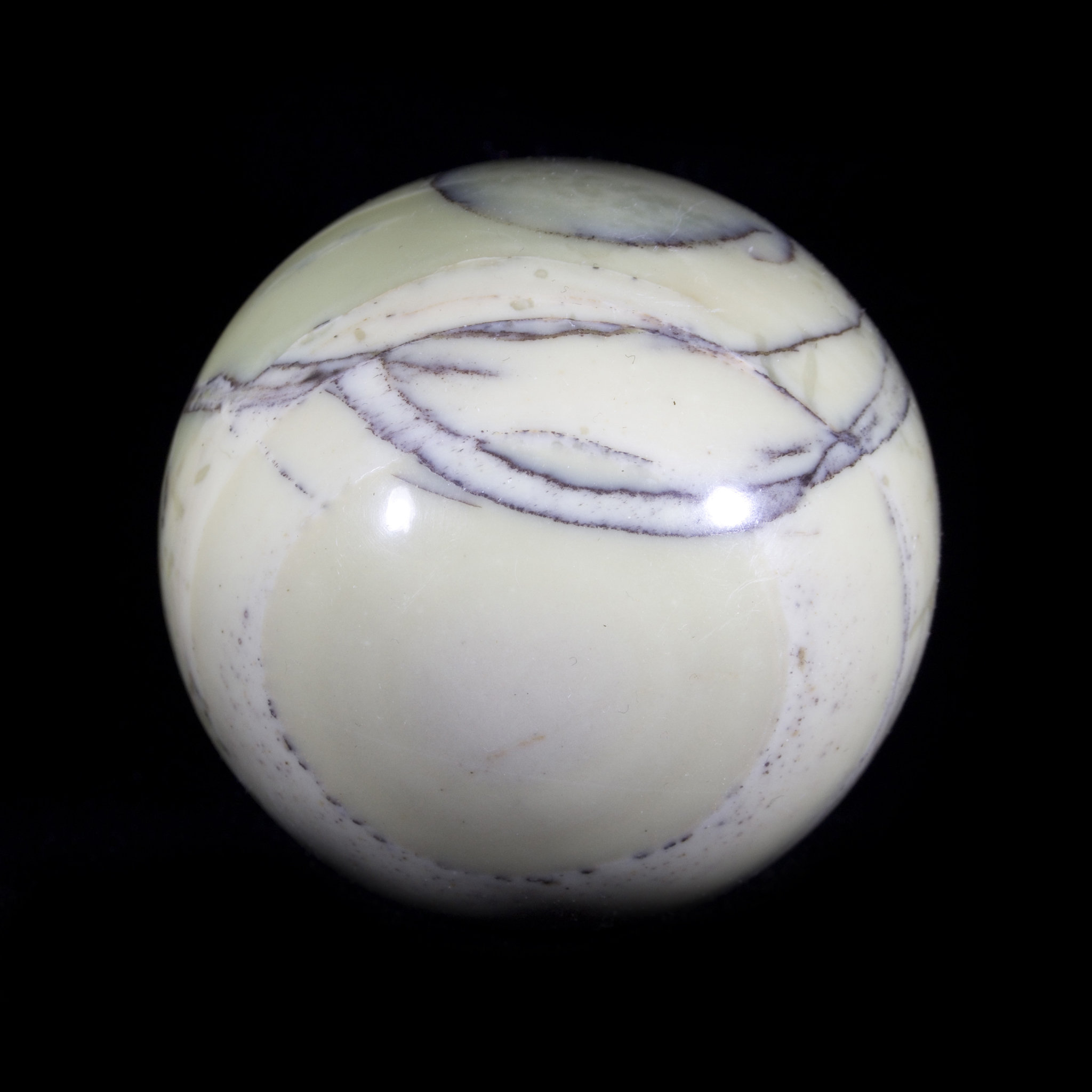 Mercer41 Goldye Banded Green Serpentine Sphere | Wayfair