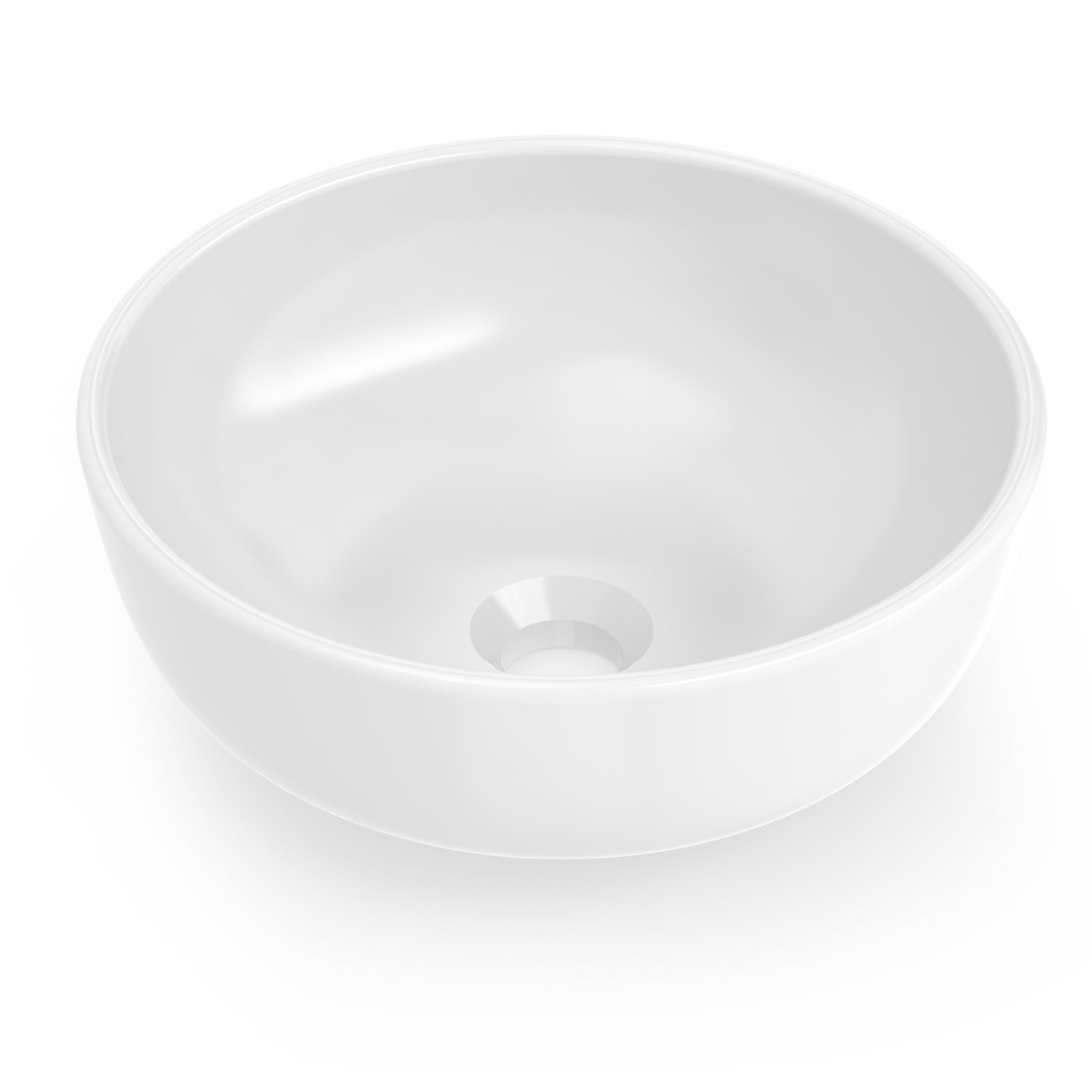 CheviotProducts Cheviot Products 13.75'' White Vitreous China Circular ...