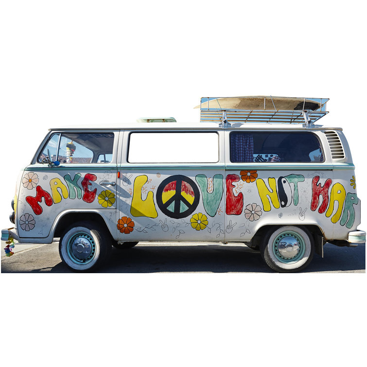 Star Cutouts Hippie Van Cardboard Standup & Reviews | Wayfair