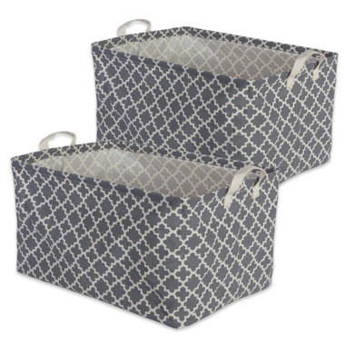 Bay Isle Home 3 Piece Burlap Container Set & Reviews | Wayfair