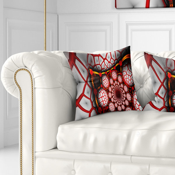 The Twillery Co.® Corwin Abstract Unique Light Fractal Design Pattern ...