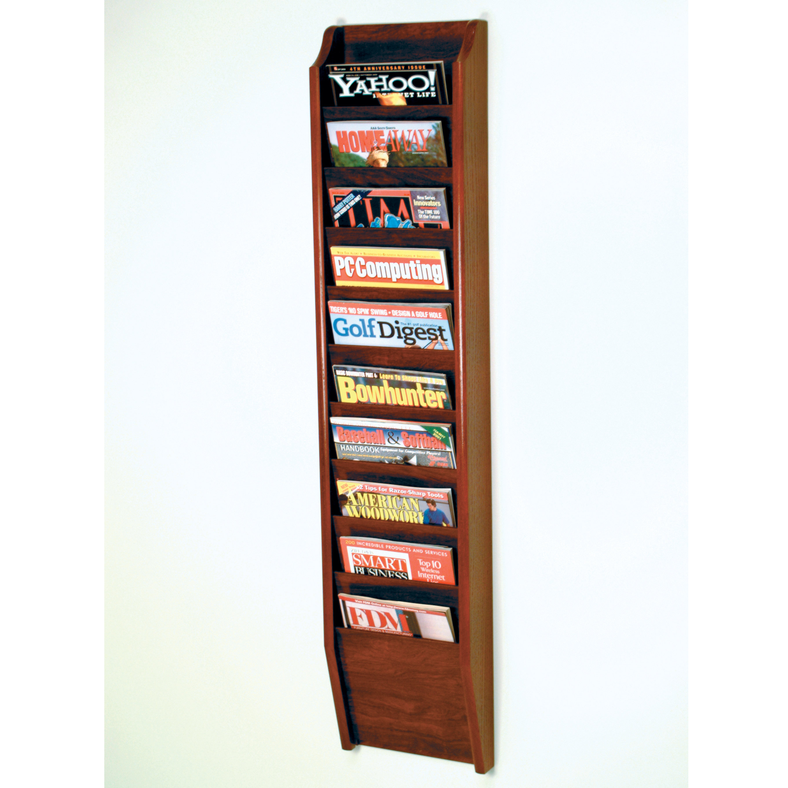 Rebrilliant Catlin Wood Magazine Rack & Reviews | Wayfair