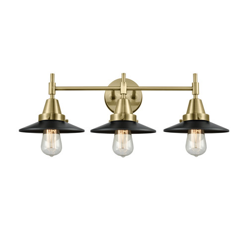 Innovations Lighting Railroad 3 - Light Dimmable Vanity Light | Wayfair