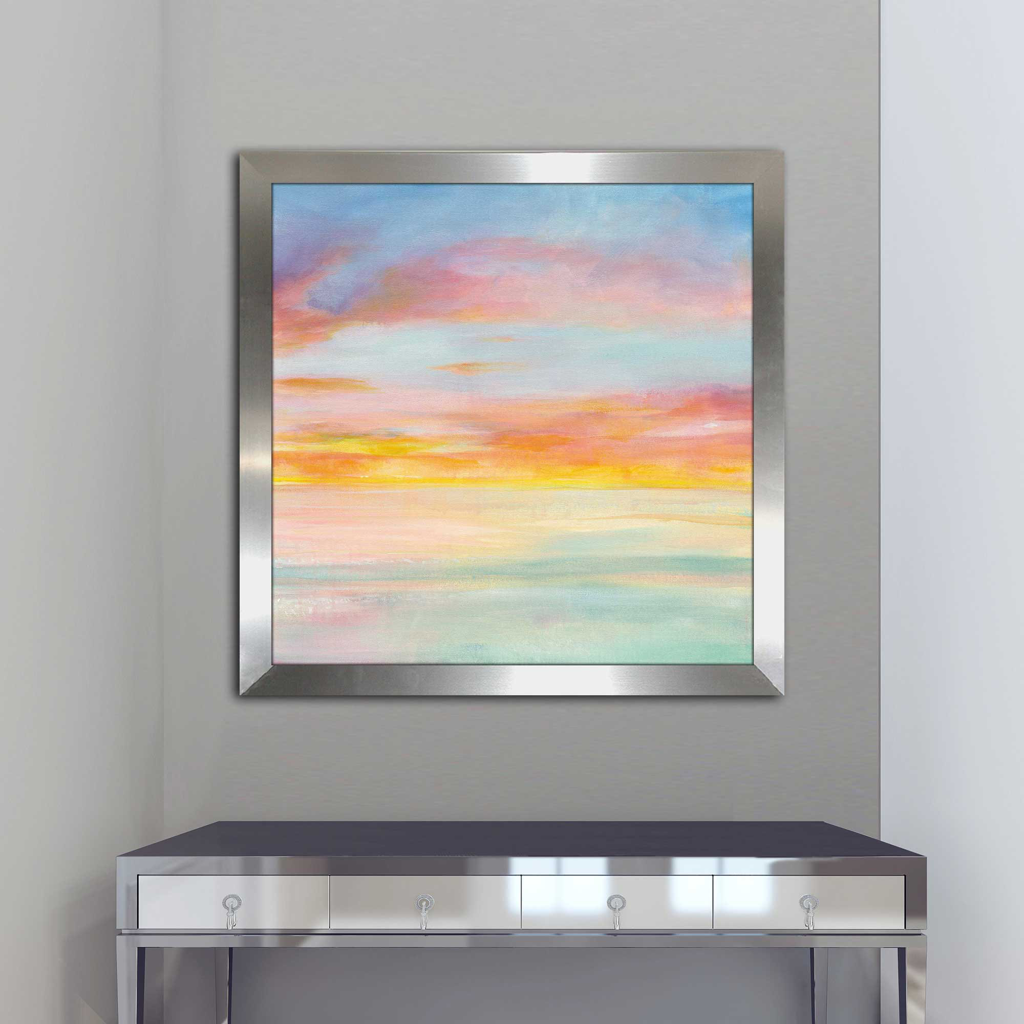 Wrought Studio Pastel Sky I - Picture Frame Print | Wayfair