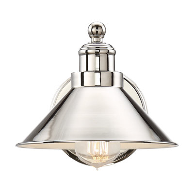 Breakwater Bay Grethe Steel (Accents) Barn Light & Reviews | Wayfair