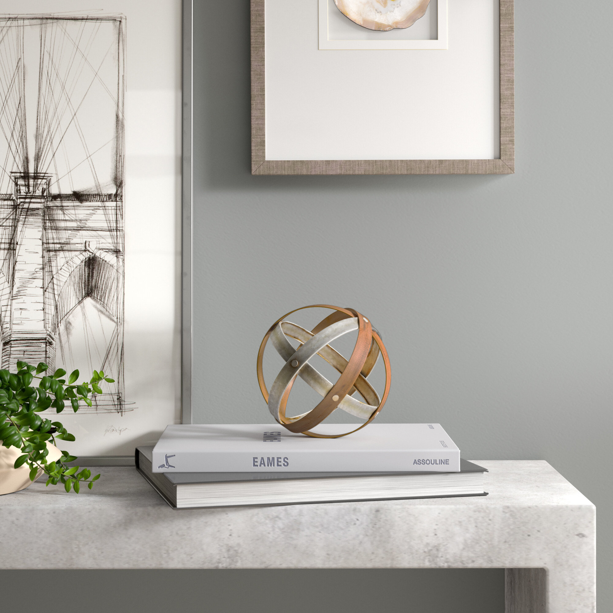 17 Stories Arnella Decorative Ball Sculpture & Reviews | Wayfair