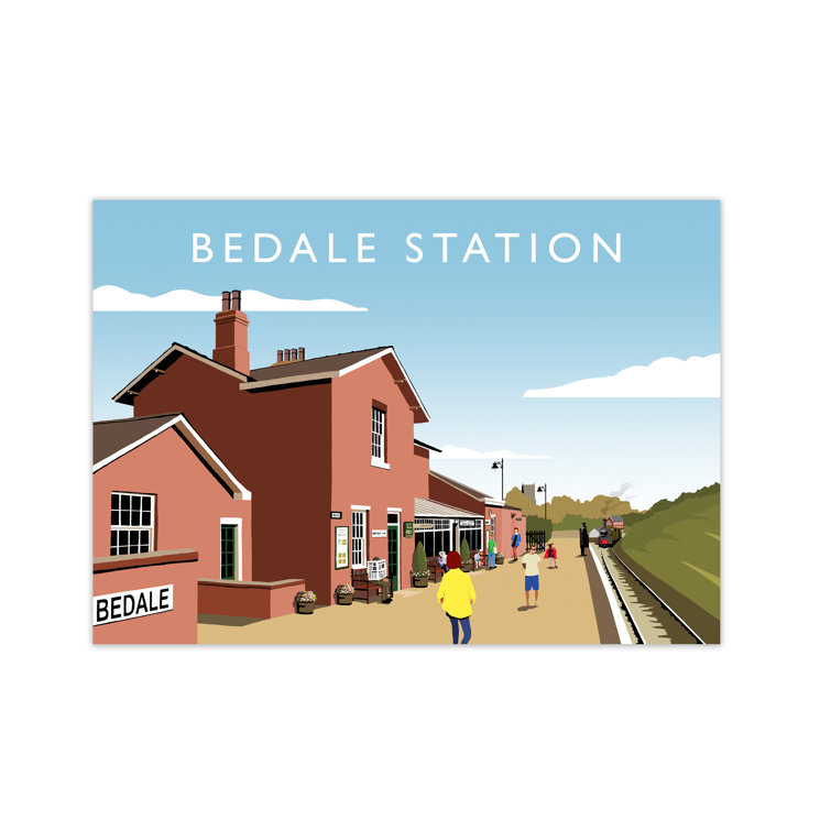 Corrigan Studio Bedale Station by Richard O'neill - Unframed Graphic ...