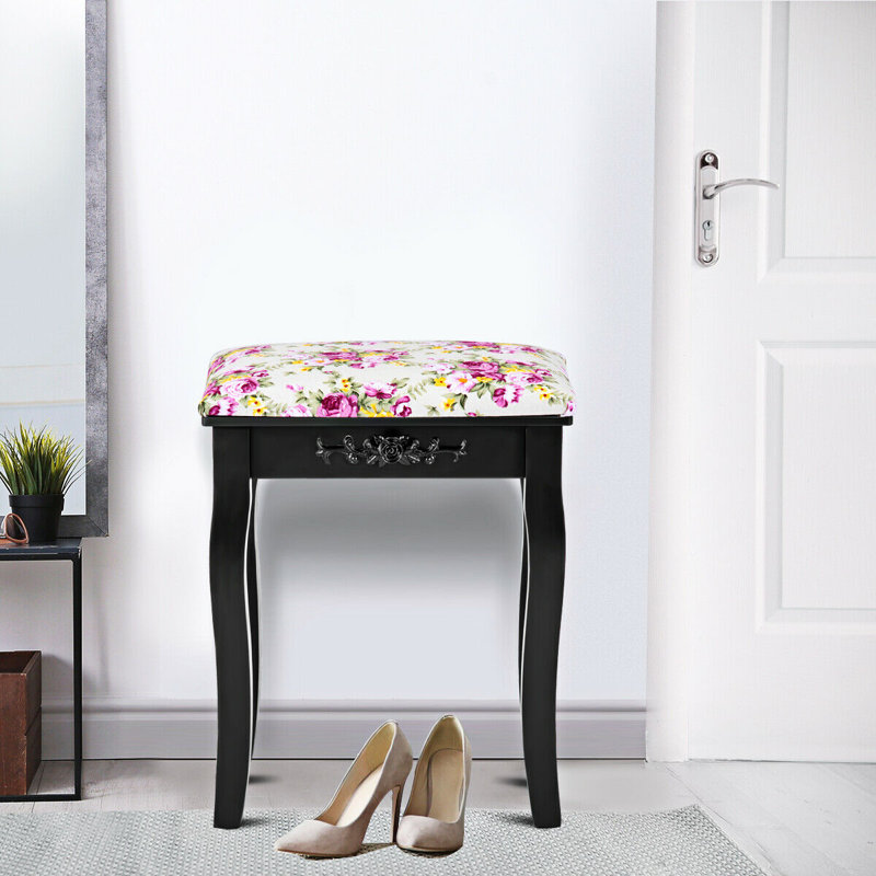 Astoria Grand Nyla 20'' Tall Vanity Stool & Reviews | Wayfair