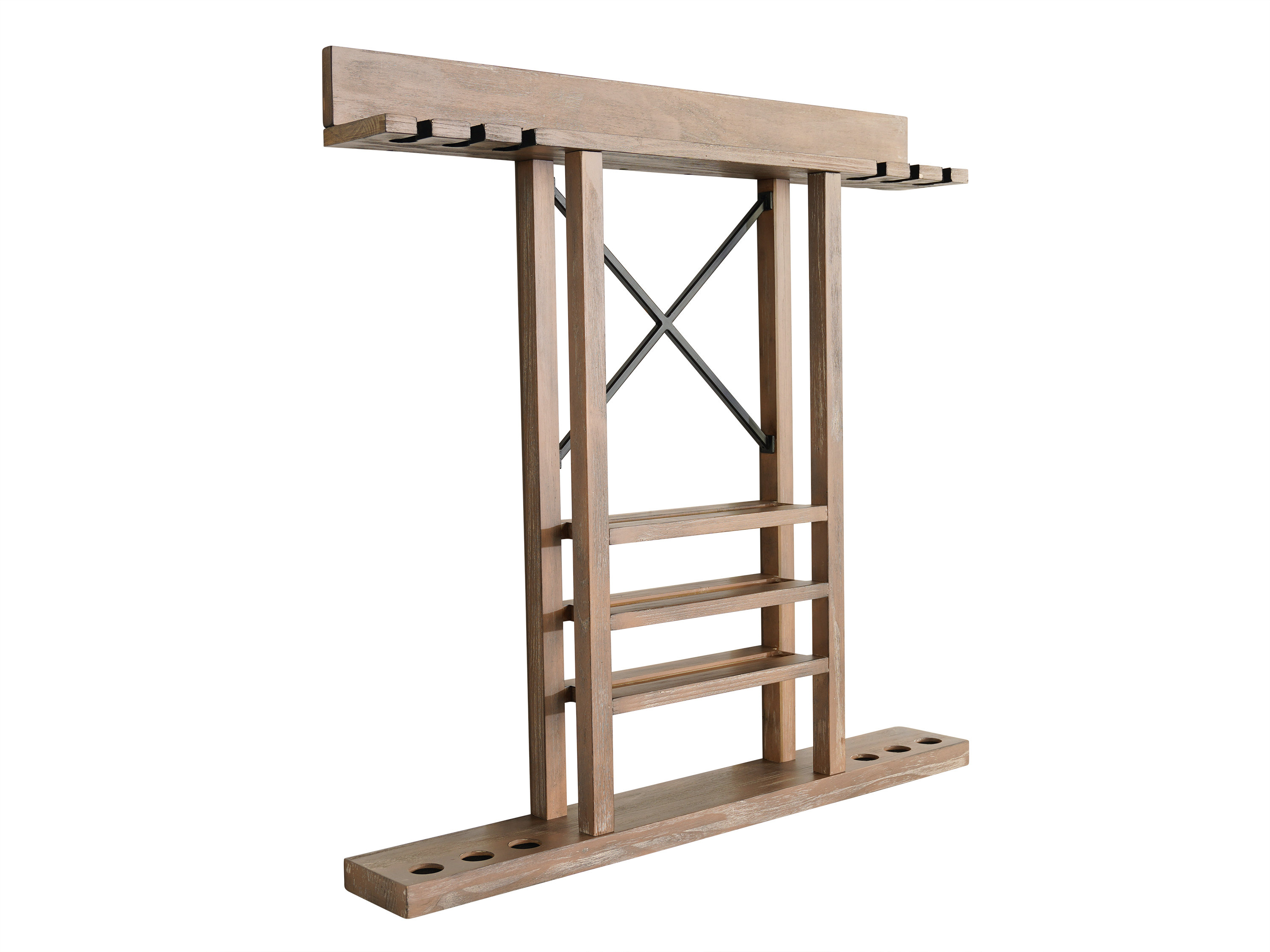 Nixon Billiards Hunter Wall Rack Weathered Natural | Wayfair