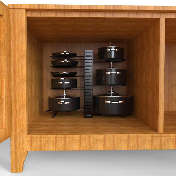 Pot-rack-inside-cabinet | Wayfair