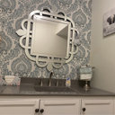 House of Hampton® Grindstaff Peel & Stick Damask Wallpaper & Reviews ...