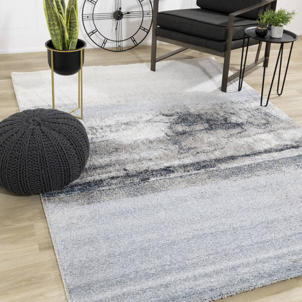 17 Stories Ahkeelah Performance Cream Rug & Reviews | Wayfair