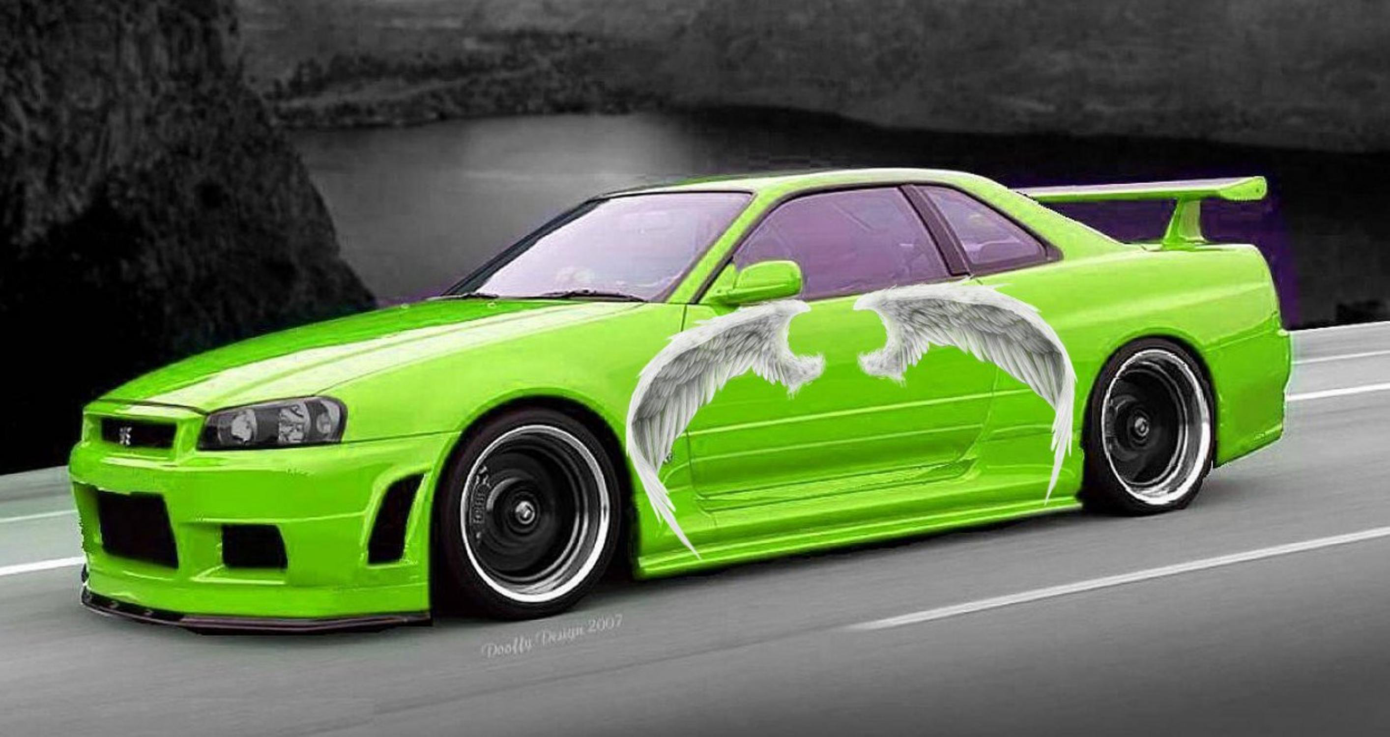 Stickalz Angel Wings Colored Side Vinyl Graphics, Angel car Graphics ...