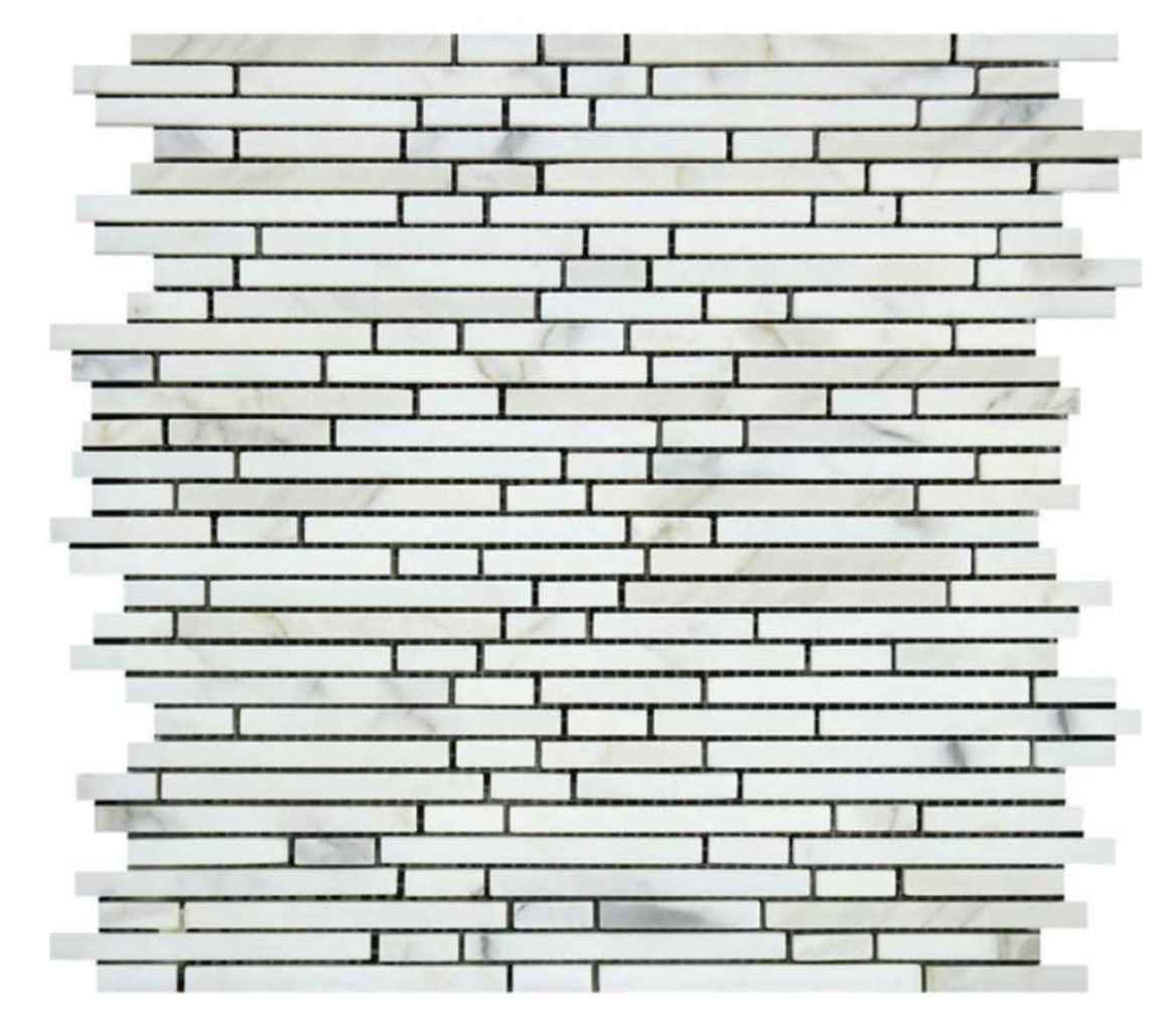 Stone & Tile Shoppe, Inc. Marble Linear Mosaic Wall & Floor Tile | Wayfair