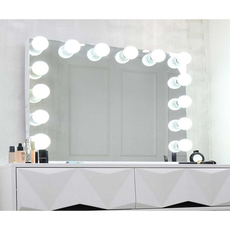 Latitude Run® Square LED Mirror | Wayfair