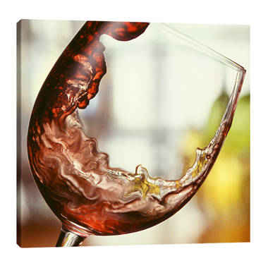 JaxsonRea Red Wine Pour 2 On Canvas by Barry Seidman Photograph ...