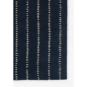 AllModern Nichols Handmade Wool Navy Rug & Reviews | Wayfair