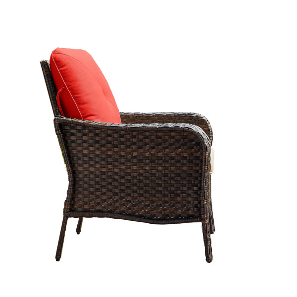 Red Barrel Studio® Patio Wicker Chairs Set Of 2 | Wayfair
