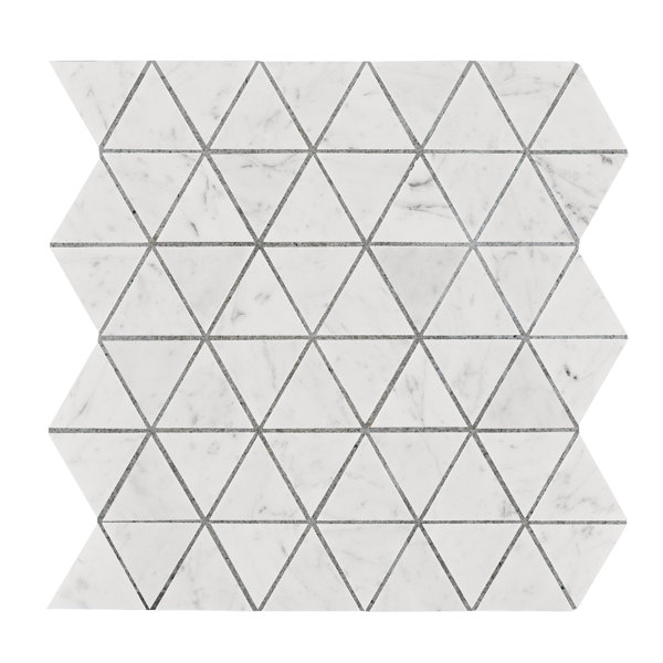 Altair 2" x 2" Marble Mosaic Pattern Wall & Floor Tile | Wayfair