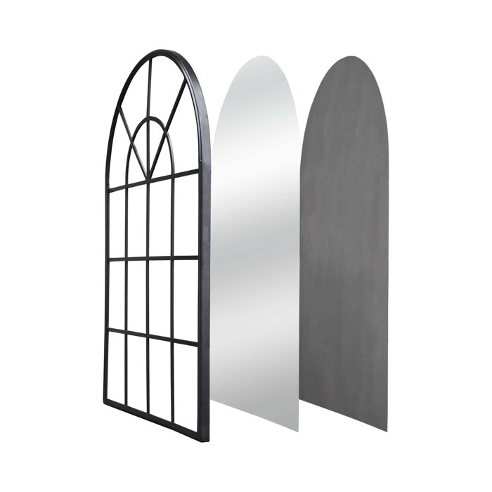 Latitude Run® Arch Metal Wall Mirror | Wayfair