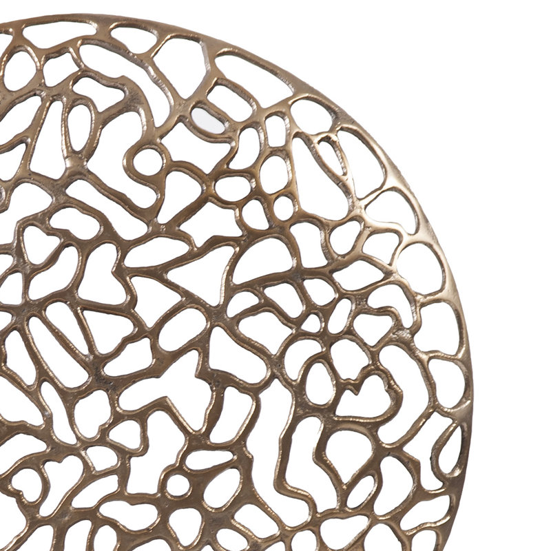 Wade Logan® Fogarty Aluminum Branch Disk Sculpture & Reviews | Wayfair