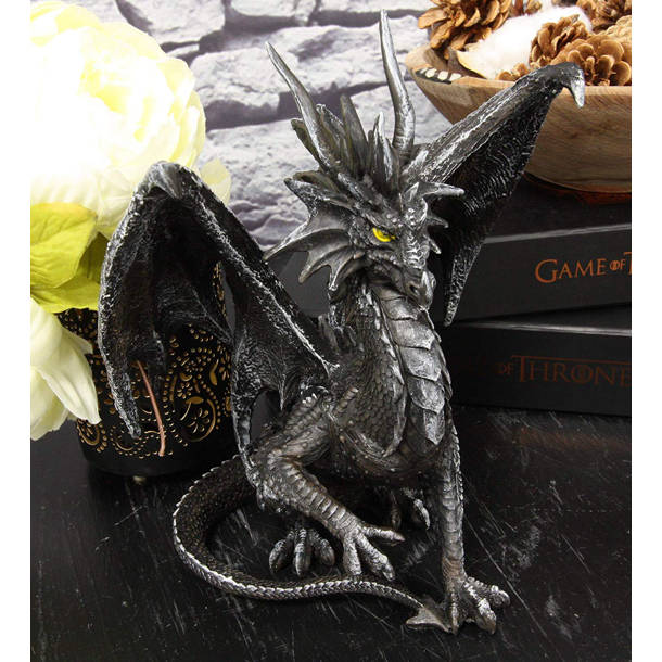 Design Toscano The Grande Dragon Sentinel Statue & Reviews | Wayfair
