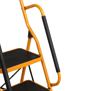 WFX Utility™ Folding 3 Step Ladder, Portable Anti-Slip And Wide Pedal ...