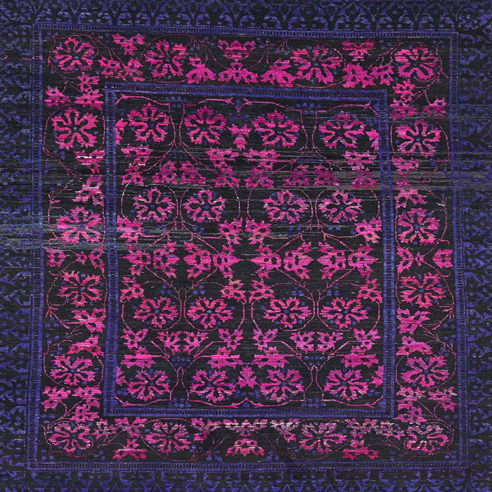 Bungalow Rose Navy/Pink Rug | Wayfair