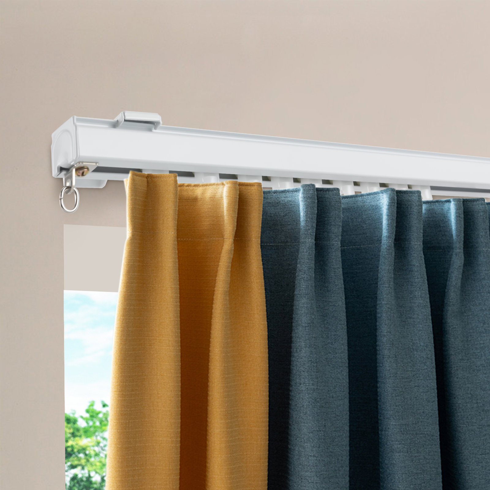 Hokku Designs Goti Aluminum Curtain Track/Rail | Wayfair