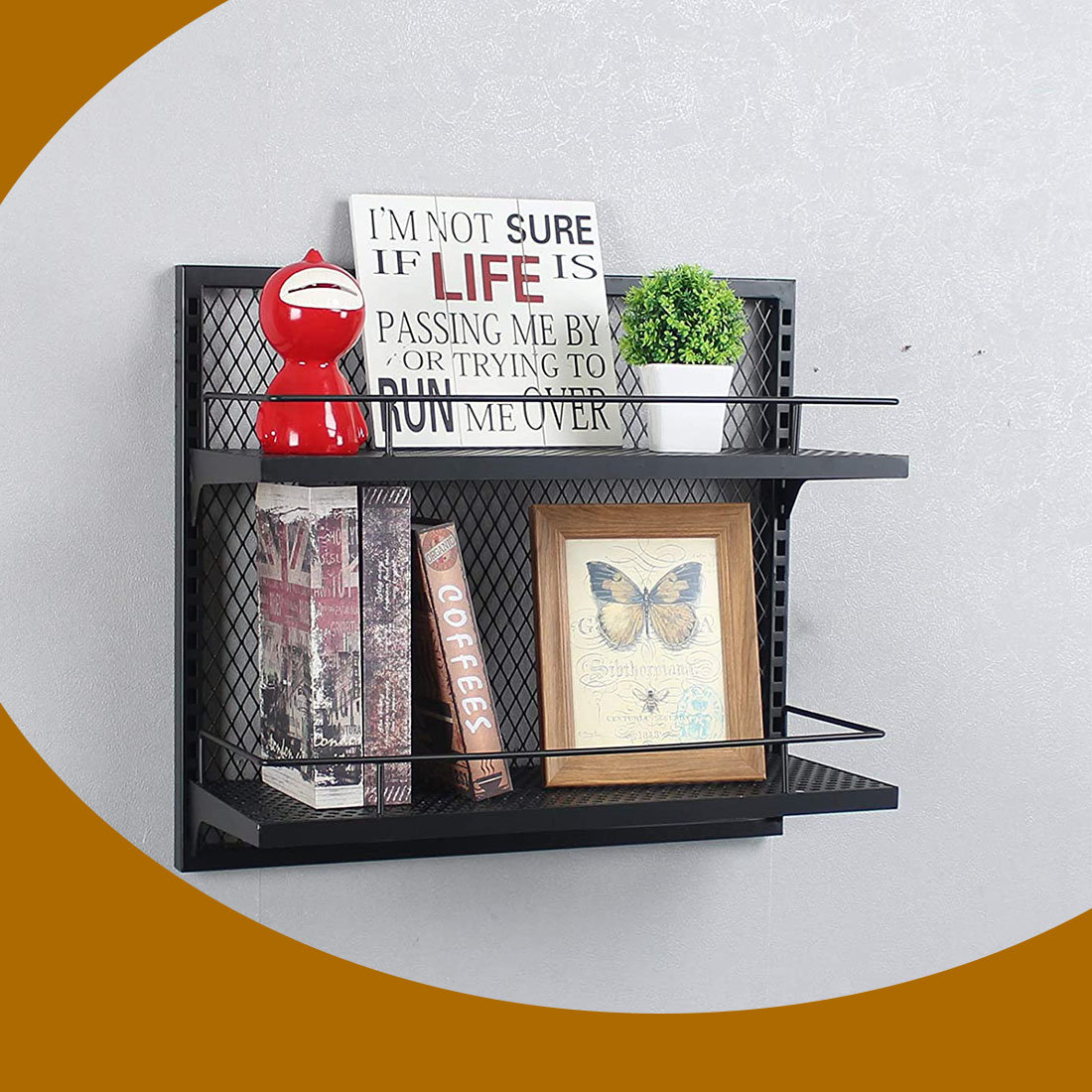 17 Stories Floating Shelves,Modern Adjustable Floating Bookcase,24 ...