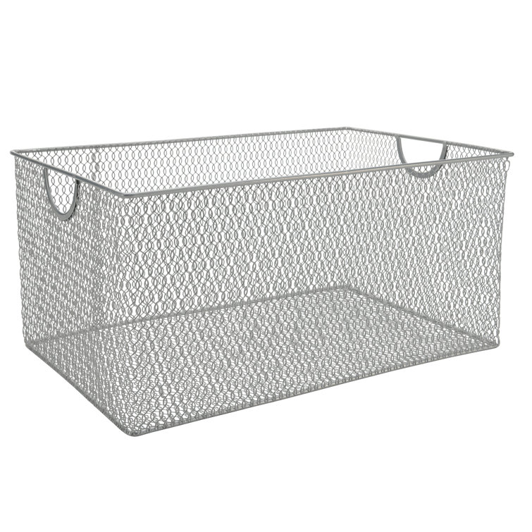 YBM Home Mesh Open Bin Metal/Wire Basket & Reviews | Wayfair