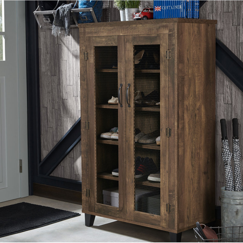Union Rustic Dayana 20 Pair Shoe Storage Cabinet & Reviews | Wayfair