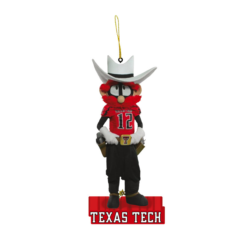 The Holiday Aisle® Texas Tech University Mascot Statue Hanging Figurine ...