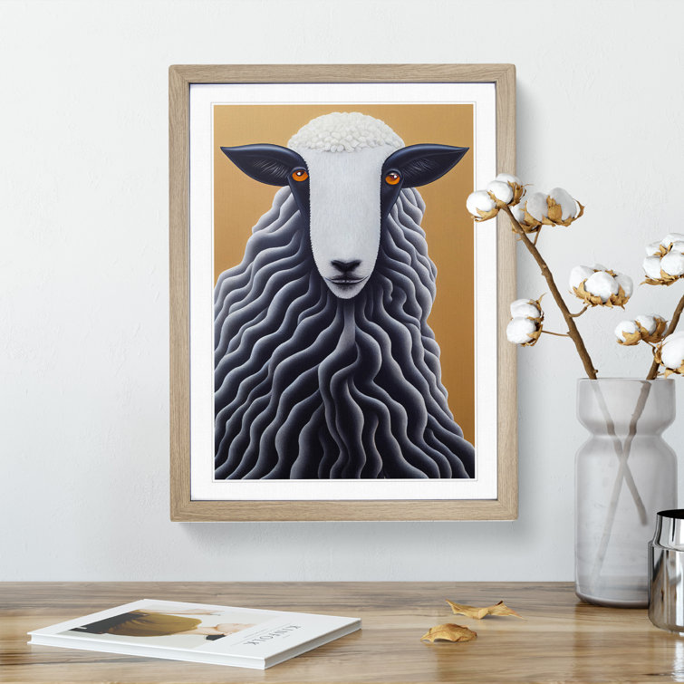 Brambly Cottage Remarkable Sheep - Picture Frame Graphic Art | Wayfair ...
