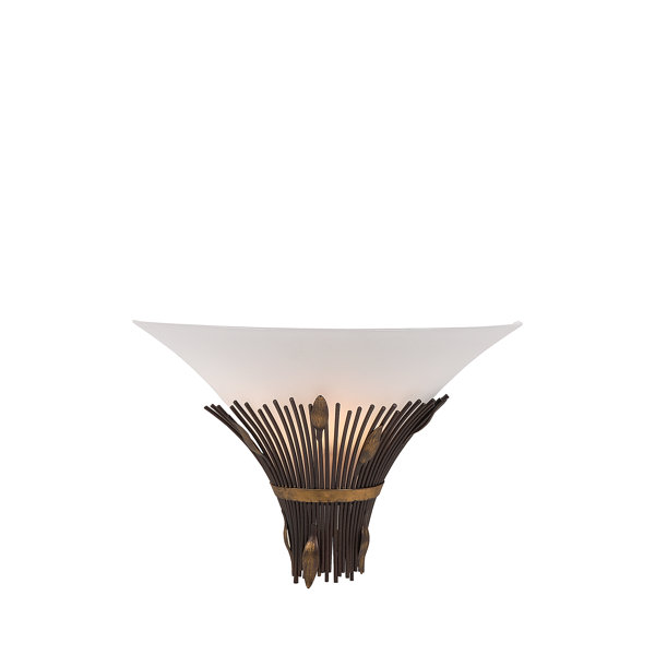 Indoor Half Moon Glass Wall Light | Wayfair.co.uk