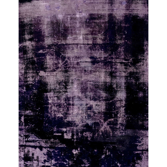 Williston Forge Alanya Black/Purple Rug | Wayfair