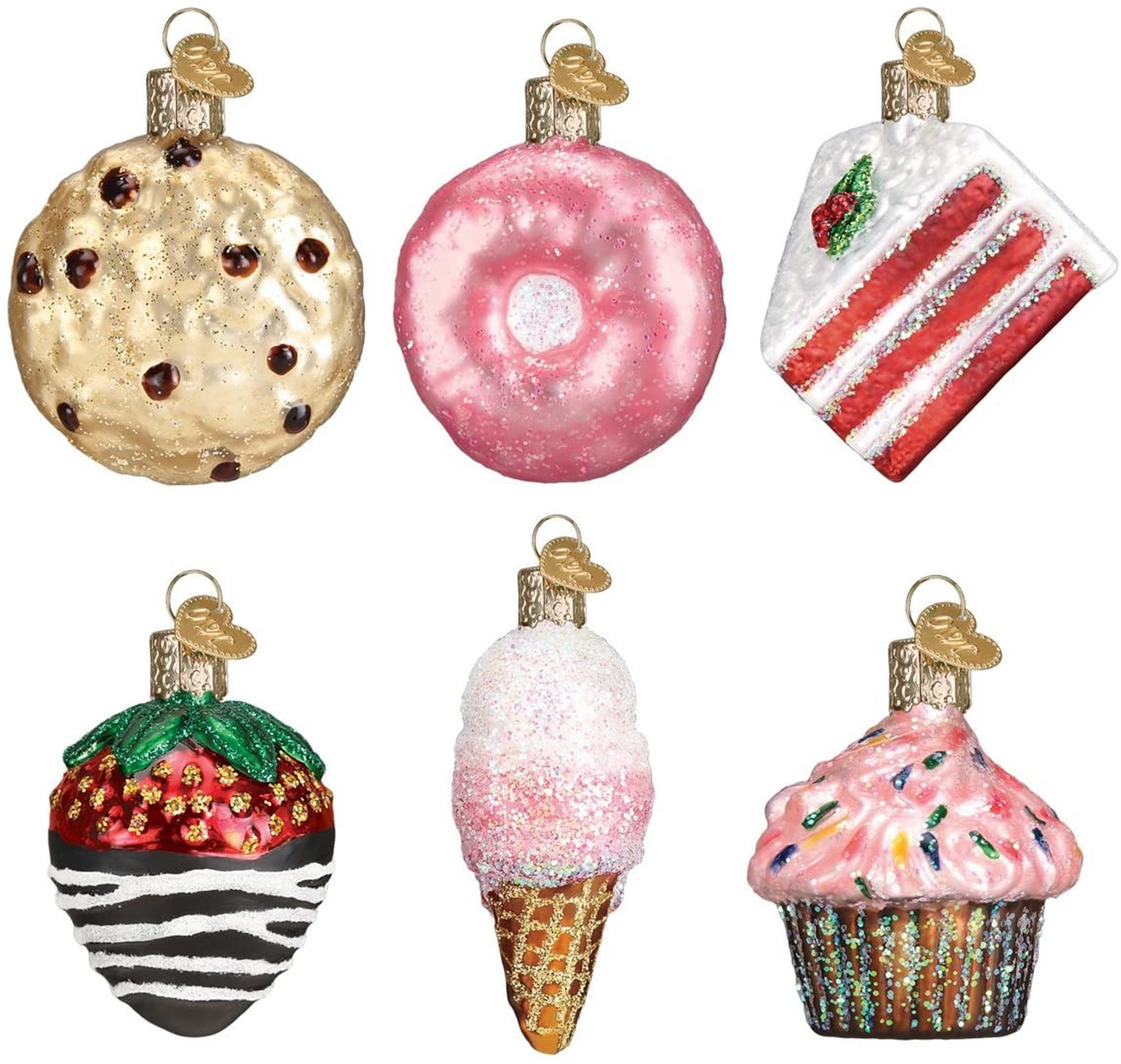 Hashtag Home 6 Piece Mini Dessert Hanging Figurine Ornament Set ...