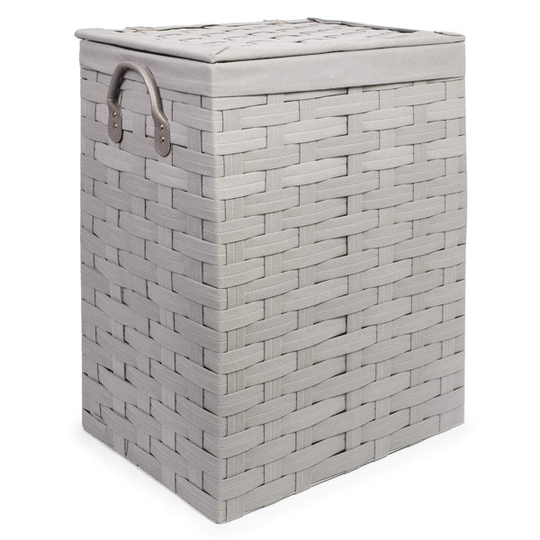 Levi Beer Large Laundry Linen Basket With Linning Bin Bathroom Storage ...