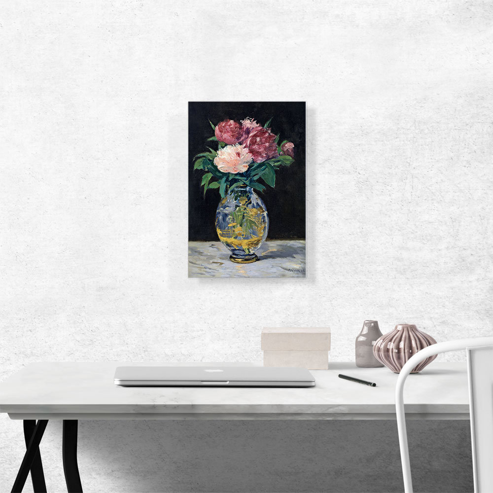 ARTCANVAS Bouquet Of Flowers Bouquet De Pivoines 1882 On Canvas by ...