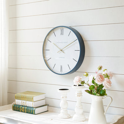 Mike & Melissa Metal Wall Clock | Wayfair