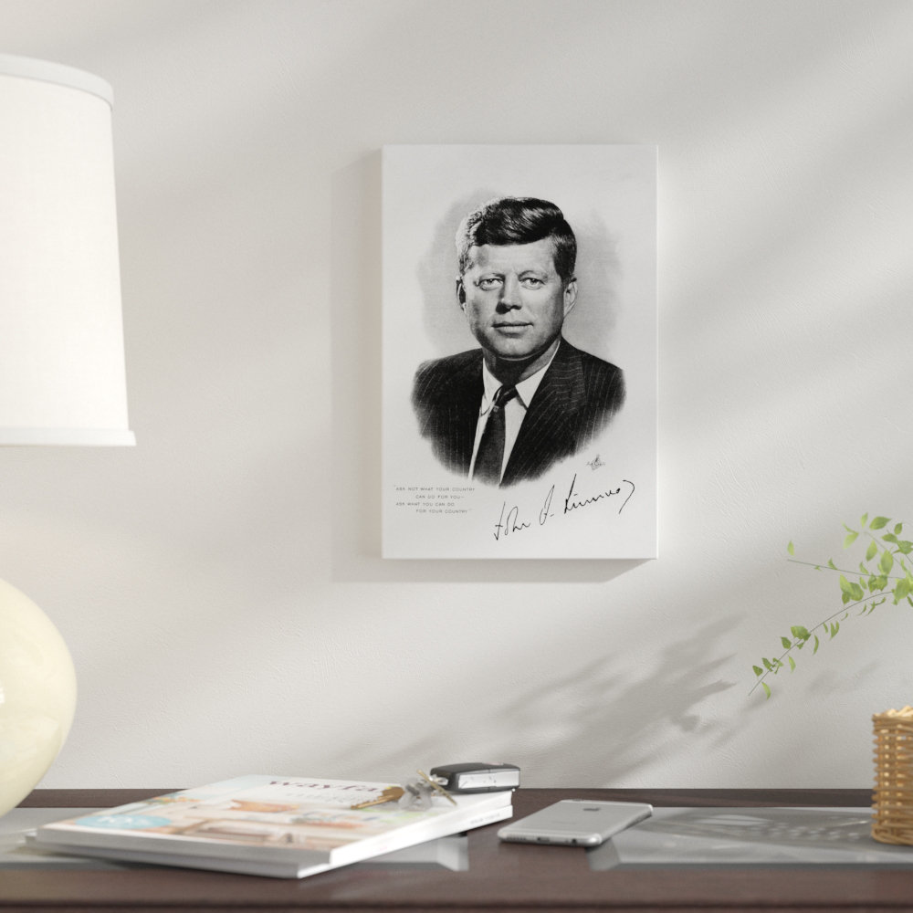 East Urban Home 1960S JFK Official White House Portrait John Fitzgerald ...