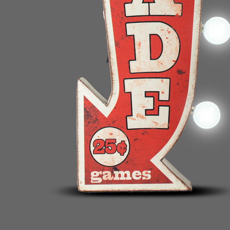 CYRG Arcade Games LED Marquee Sign & Reviews | Wayfair